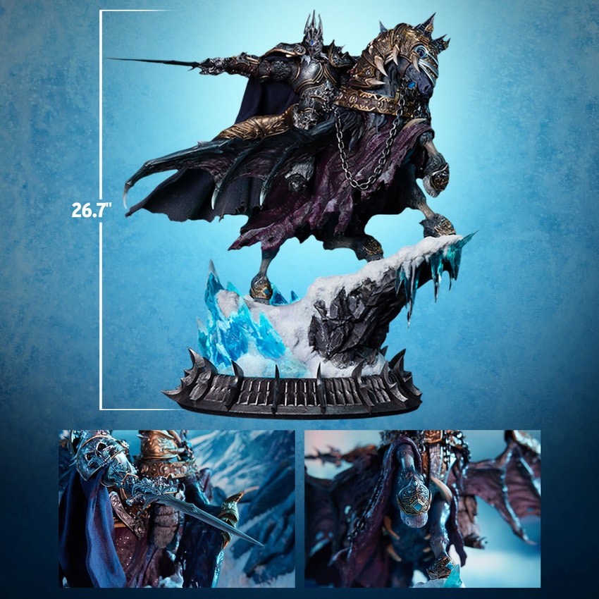 The Lich King & Invincible Statue by HEX Collectibles | Sideshow ...