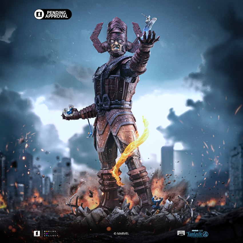 Galactus Deluxe 1:20 Demi Art Scale Diorama Statue by Iron Studios ...