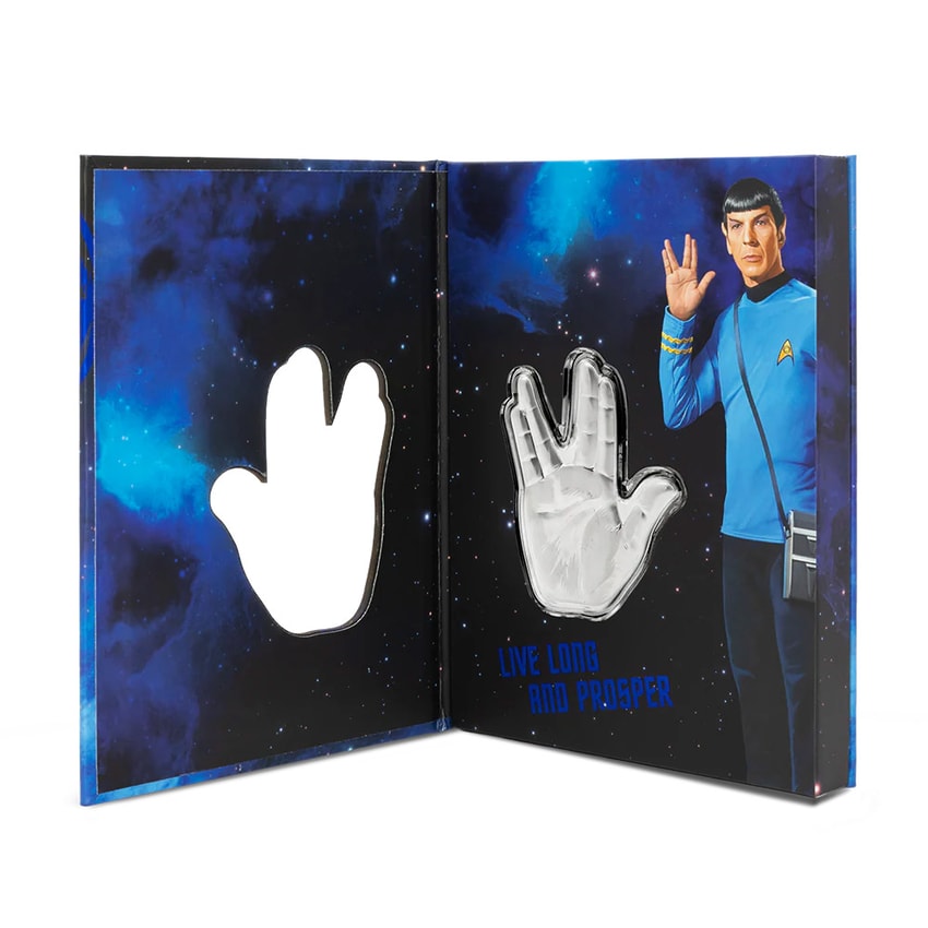 The Vulcan Salute Silver Collectible by Agoro | Sideshow Collectibles