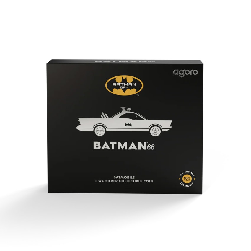 Batmobile Silver Collectible by Agoro | Sideshow Collectibles