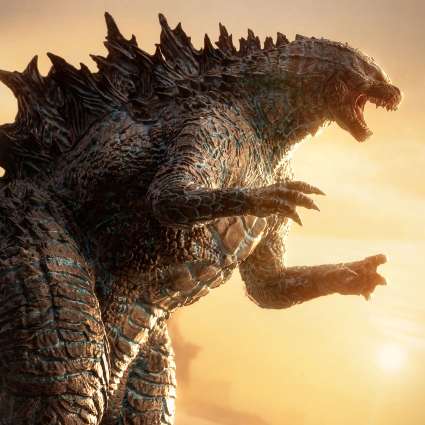 Godzilla 2024 Pre-Evolved Form (Energized Blue Edition) Statue ...