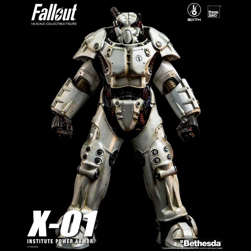 X-01 Institute Power Armor Sixth Scale Figure by Threezero | Sideshow Collectibles