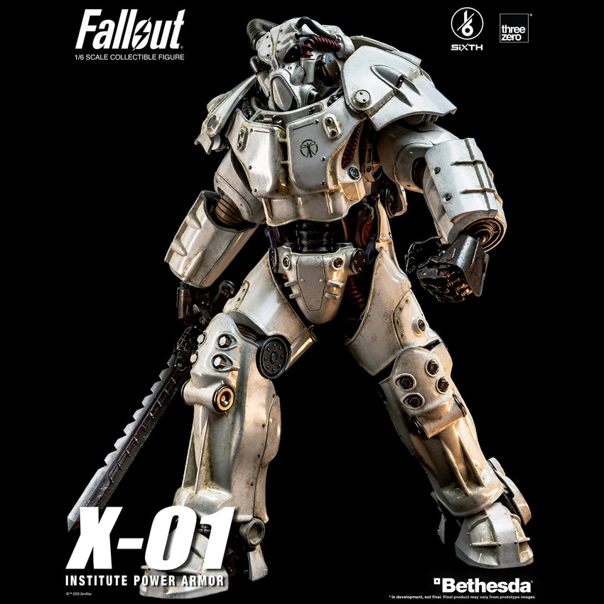 X-01 Institute Power Armor Sixth Scale Figure by Threezero | Sideshow ...