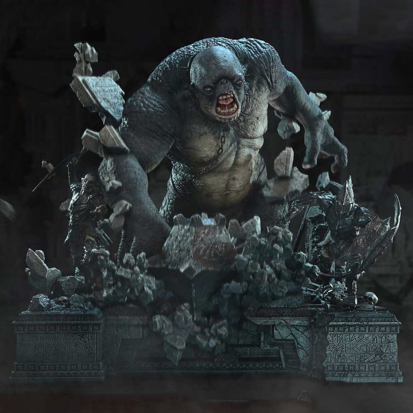 Cave Troll of Moria Quarter Scale Statue by Prime 1 Studio | Sideshow ...