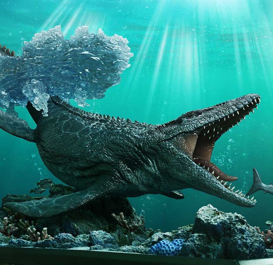 Mosasaurus "Lagoon" Statue by Prime 1 Studio | Sideshow Collectibles