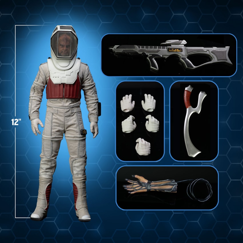 Lt. Commander Worf in EVA Suit Sixth Scale Figure by EXO-6 | Sideshow ...