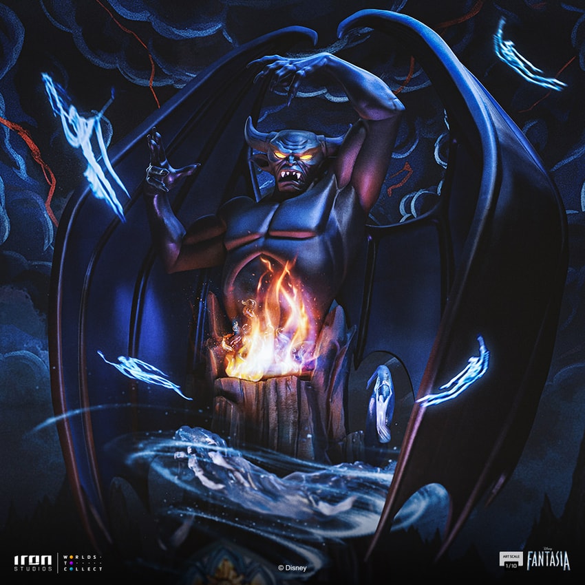 Chernabog Demi Art Scale Statue by Iron Studios | Sideshow Collectibles