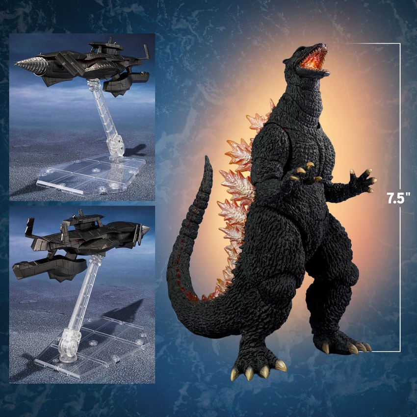Godzilla [2004] Heat Ray Ver. New Gotengo Action Figure by Tamashii ...