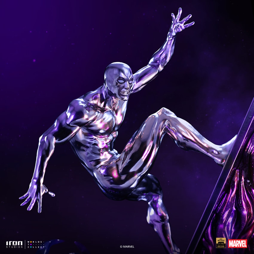 Silver Surfer Deluxe 1:10 Scale Statue by Iron Studios | Sideshow ...