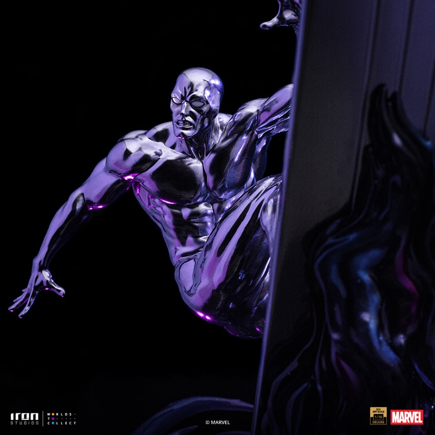 Silver Surfer Deluxe 1:10 Scale Statue by Iron Studios | Sideshow ...