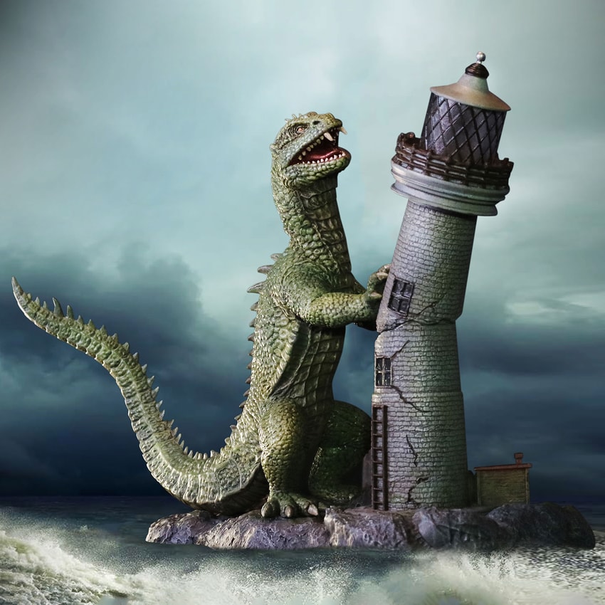Rhedosaurus Lighthouse Attack Statue by Star Ace Toys | Sideshow ...