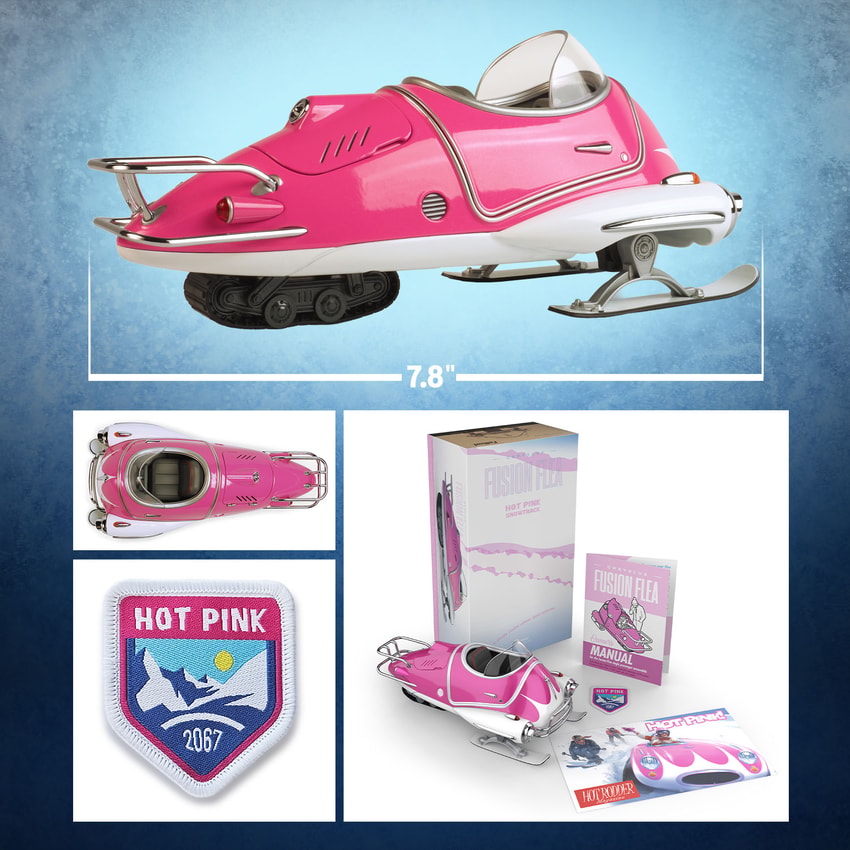 Hot Pink Snowtrack Flea Scaled Replica by The Wand Company | Sideshow ...