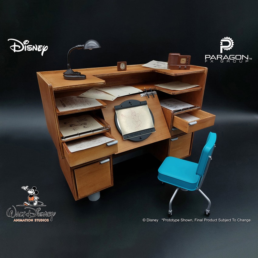 Classic Disney Animation Desk Scaled Replica by Paragon FX Group ...