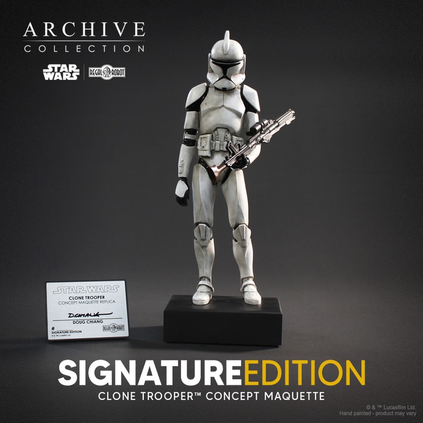 Clone Trooper™ Concept Maquette Replica by Regal Robot | Sideshow ...