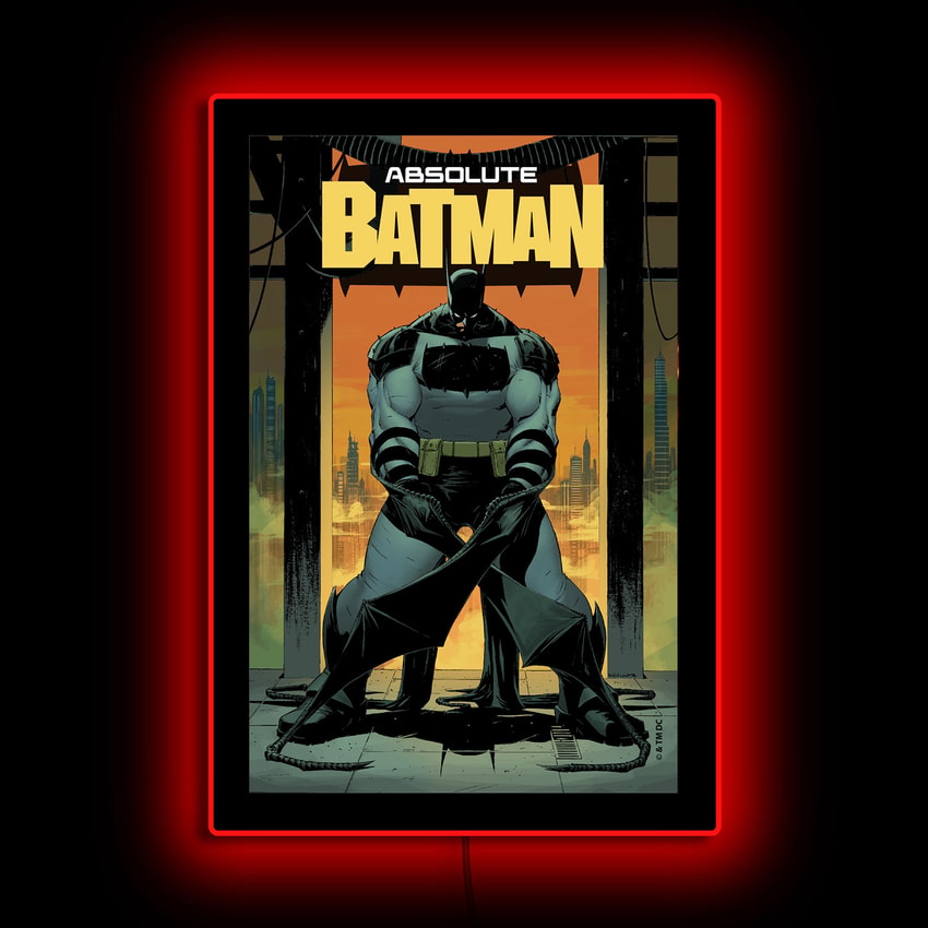 Absolute Batman LED Poster (Large) Wall Light by Brandlite | Sideshow ...