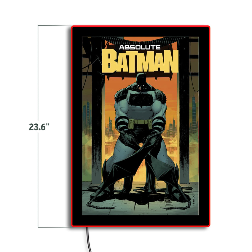 Absolute Batman LED Poster (Large) Wall Light by Brandlite | Sideshow ...