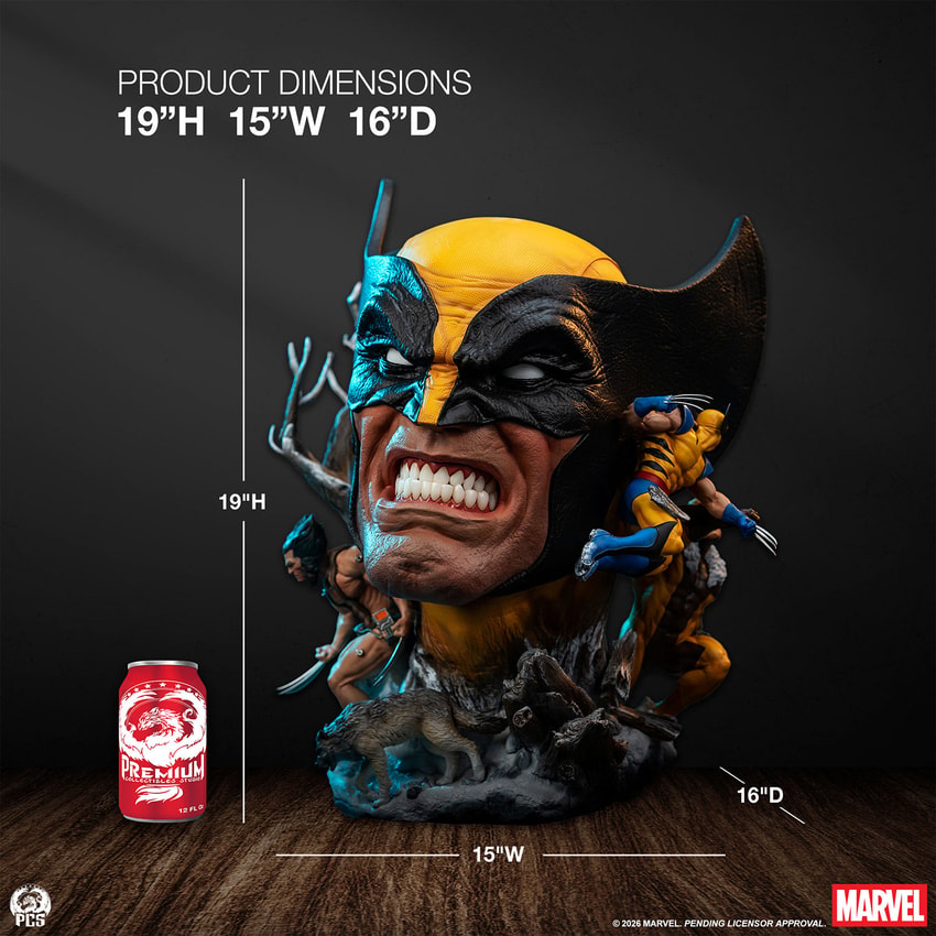 Wolverine Fine Art Bust by PCS | Sideshow Collectibles