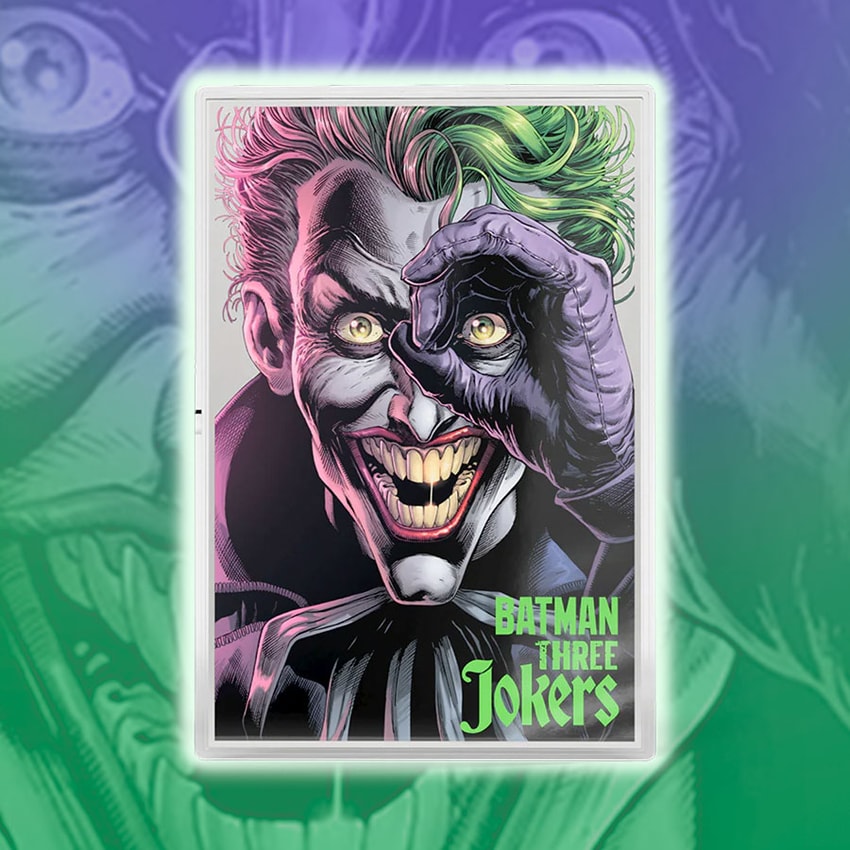 Batman Three Jokers #3 - The Comedian Silver Collectible by Agoro ...