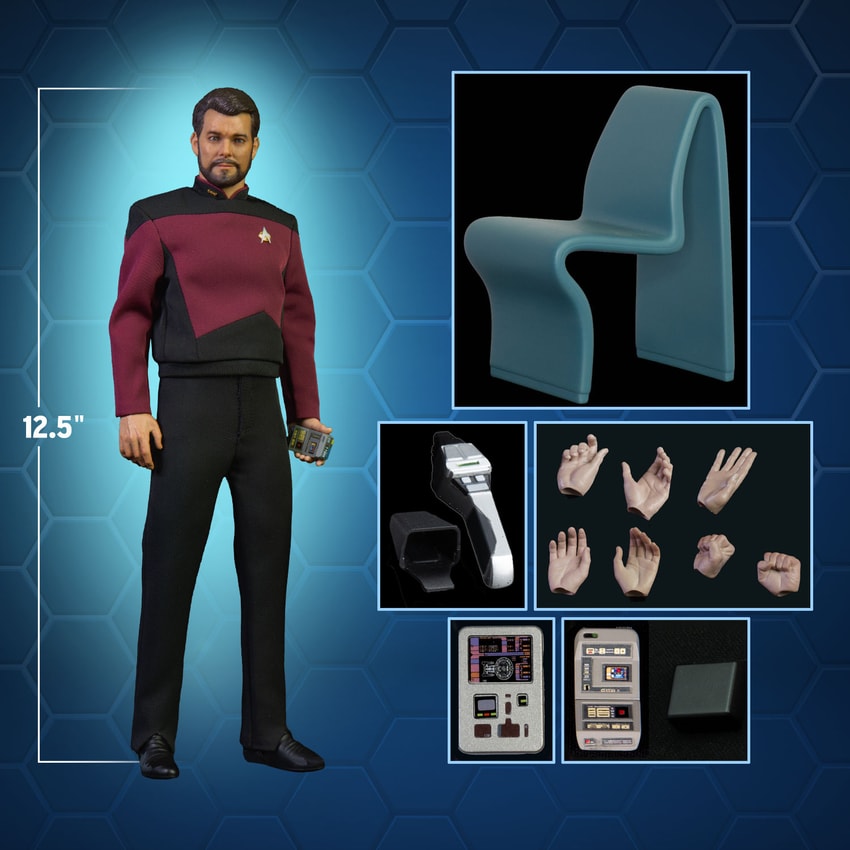 Commander William T. Riker (Essential Version) Sixth Scale Figure ...