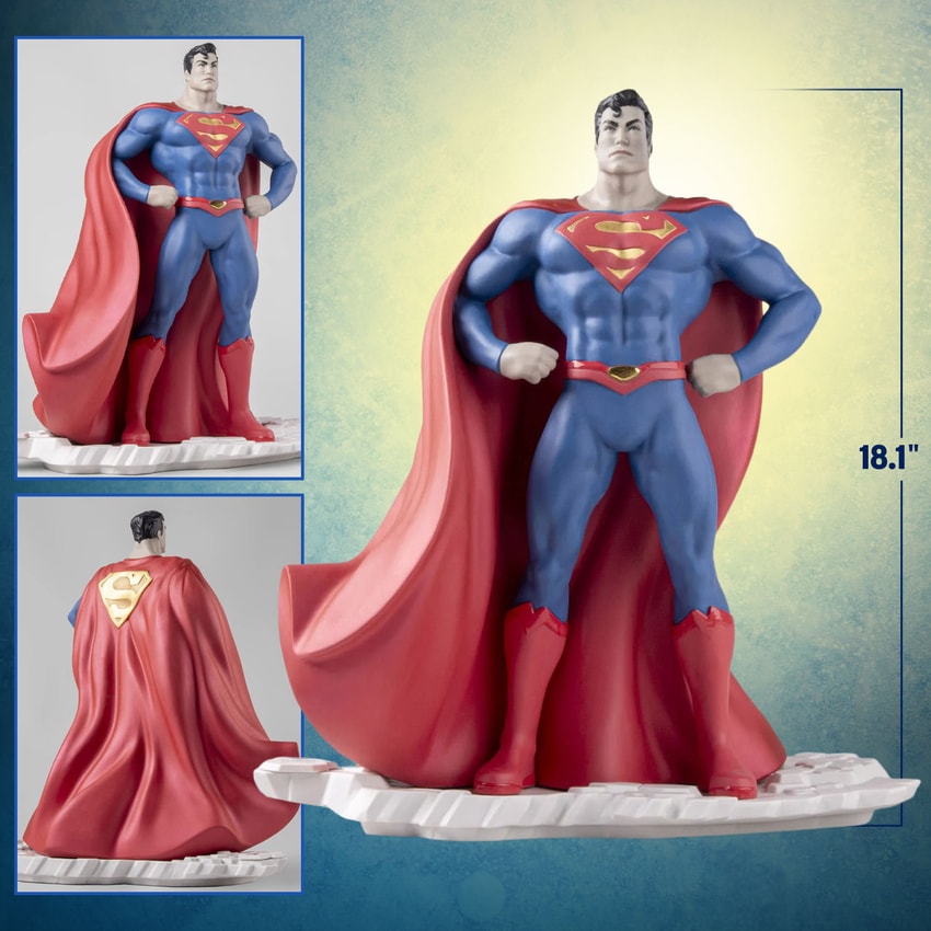 Superman Porcelain Statue by Lladro | Sideshow Collectibles