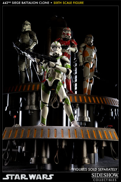 Star Wars 442nd Siege Battalion Clone Trooper Sixth Scale Figure by ...