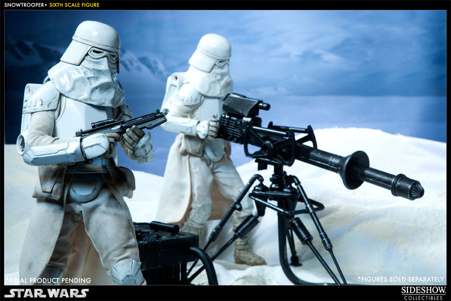 Star Wars Snowtrooper Sixth Scale Figure by Sideshow Collectibles ...