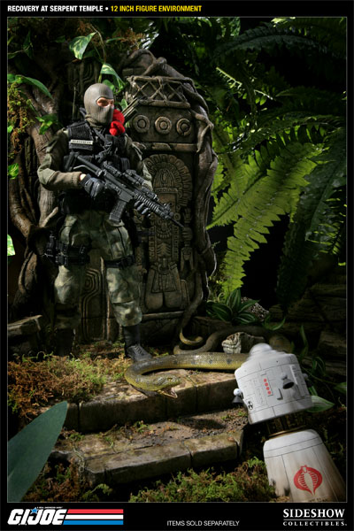 G.I. Joe Recovery at Serpent Temple Sixth Scale Figure Envir | Sideshow ...