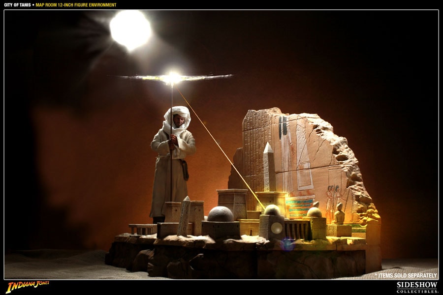 Indiana Jones City of Tanis - Map Room Sixth Scale Figure En | Sideshow ...