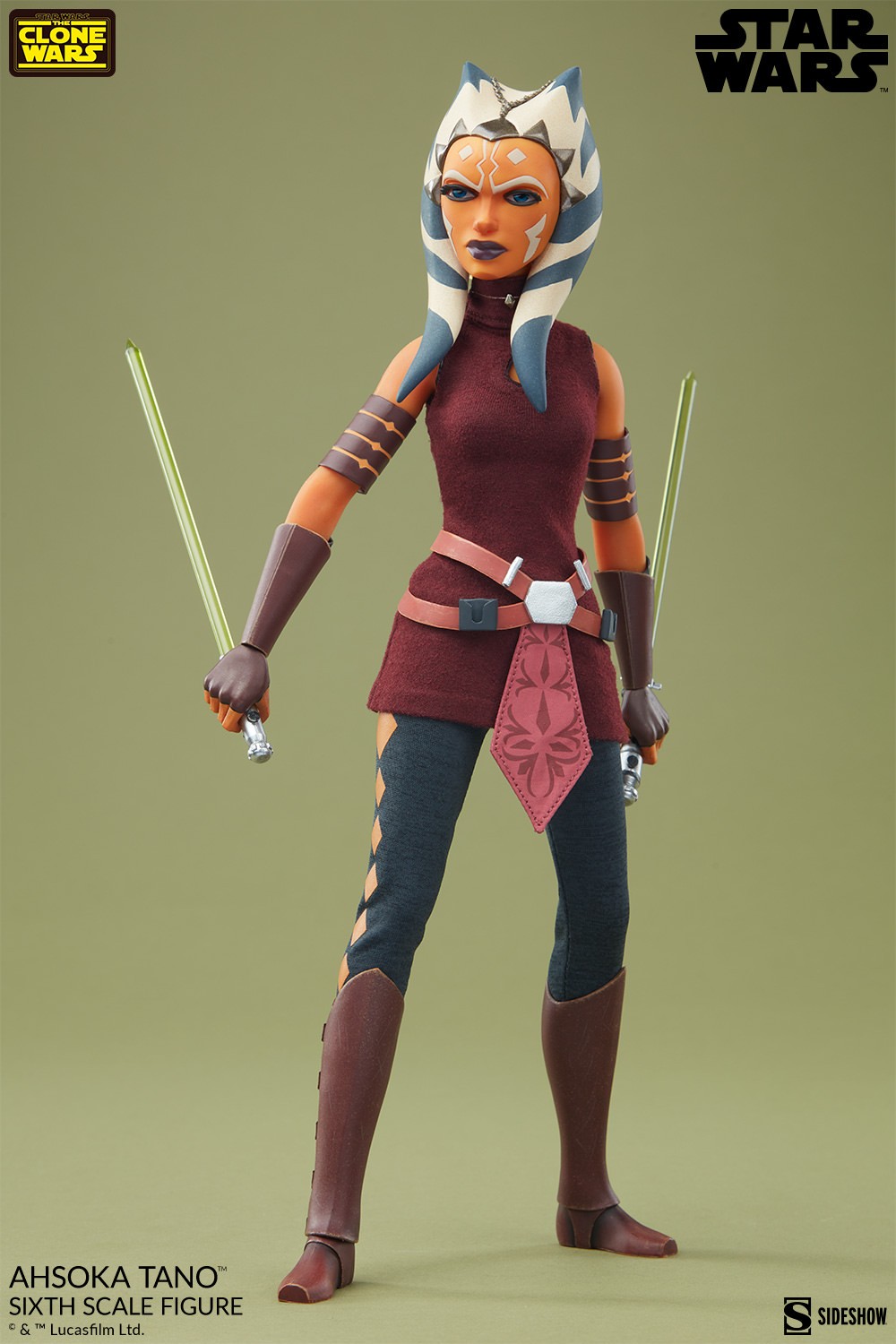 Ahsoka Tano Sixth Scale Figure by Sideshow Collectibles | Sideshow ...