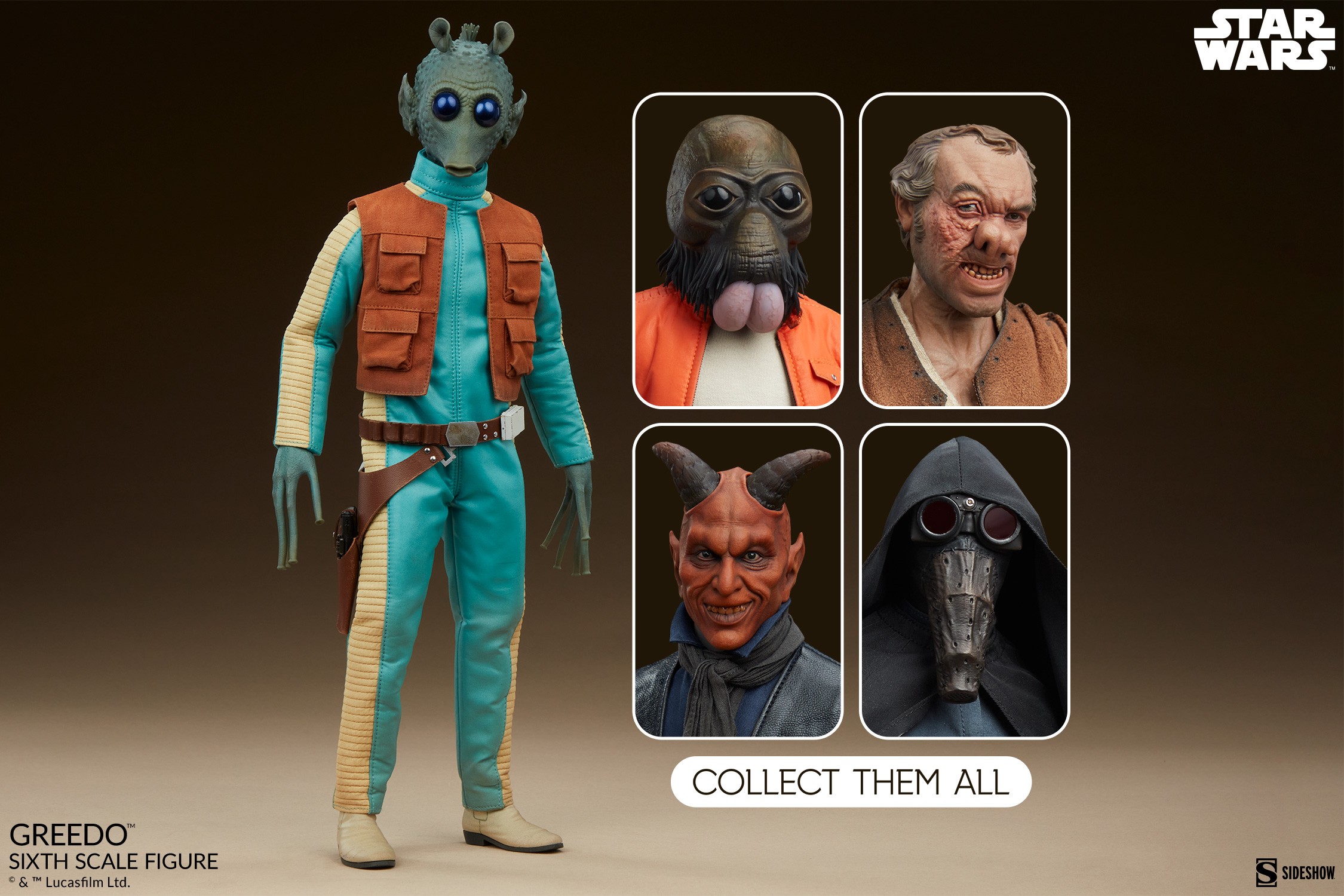 Greedo Sixth Scale Figure by Sideshow Collectibles | Sideshow Collectibles
