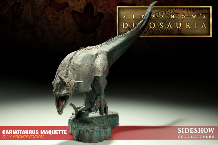 Dinosauria Carnotaurus Polystone Diorama by Sideshow Collectibles ...