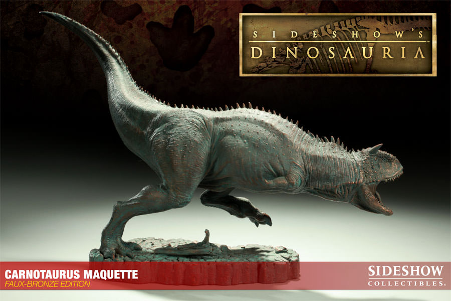 Dinosauria Carnotaurus Polystone Diorama by Sideshow Collectibles ...