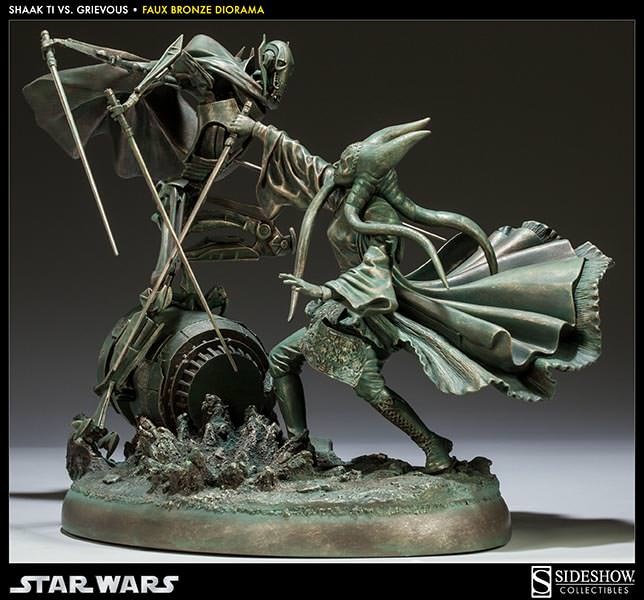 Star Wars 'Hunt for the Jedi' - Shaak Ti VS General Grievous Polystone ...