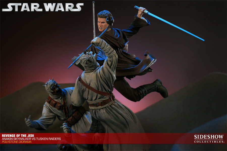 Star Wars Revenge of the Jedi - Anakin Skywalker VS Tusken Raiders ...