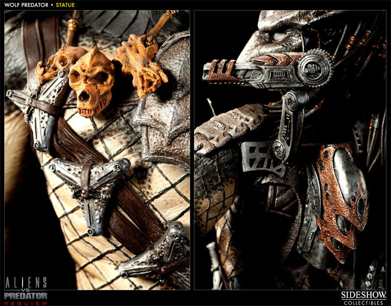 Predator Wolf Predator Polystone Statue by Sideshow Collectibles ...