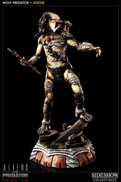 Predator Wolf Predator Polystone Statue by Sideshow Collectibles ...