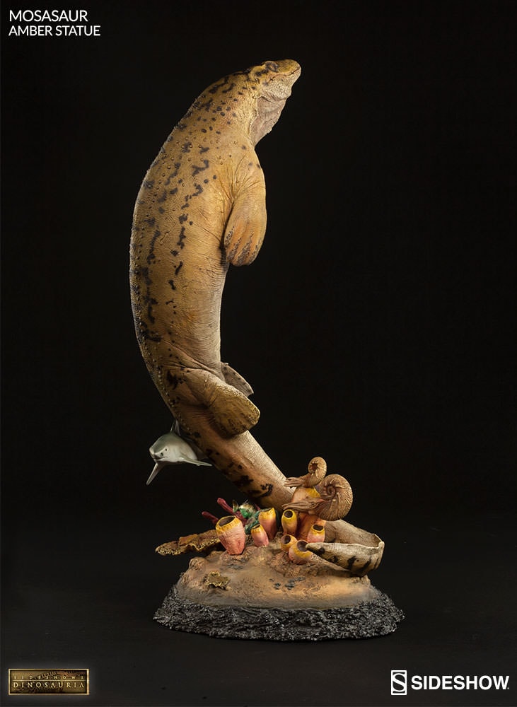 Dinosauria Mosasaur Amber Statue by Sideshow Collectibles | Sideshow ...