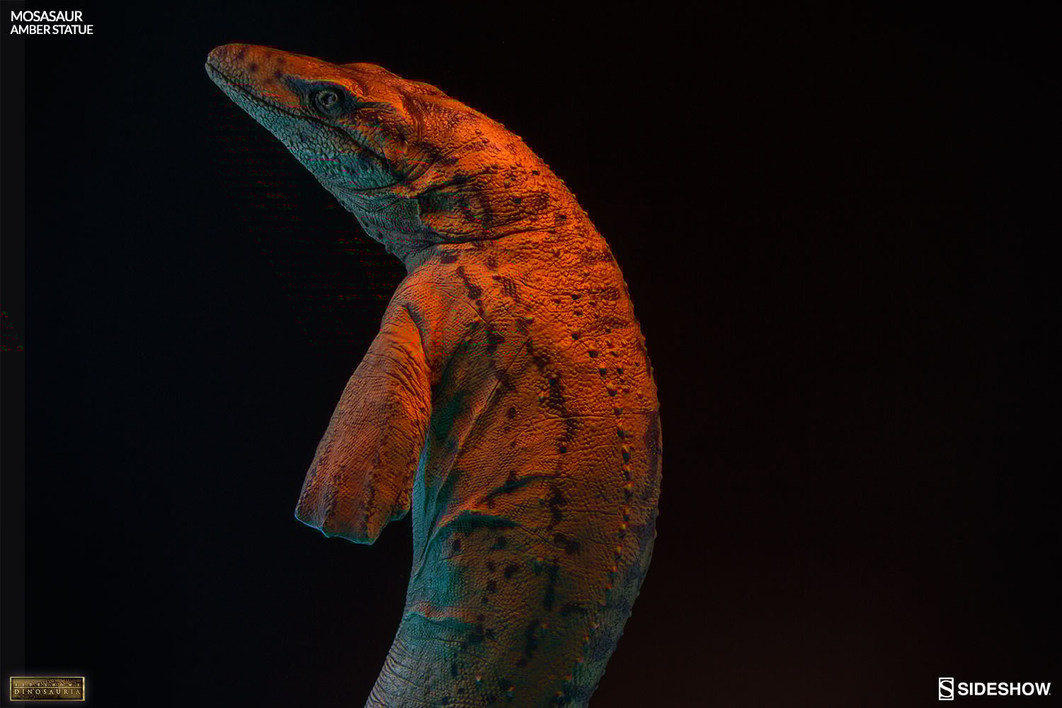 Dinosauria Mosasaur Amber Statue by Sideshow Collectibles | Sideshow ...