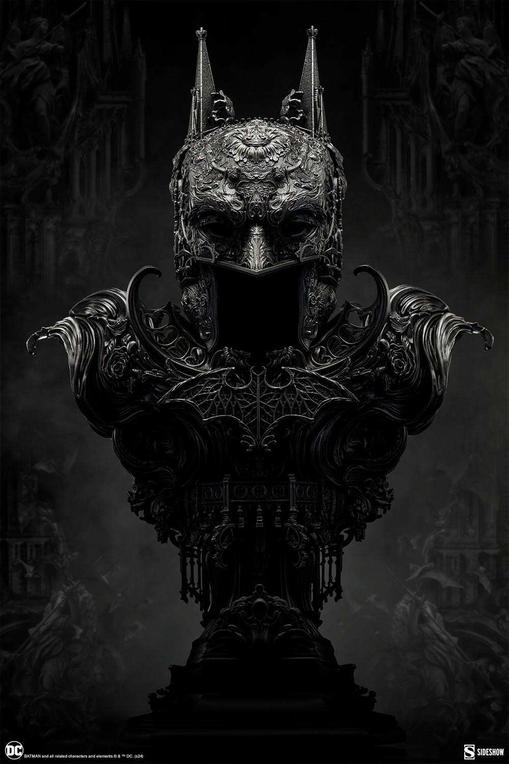 Gotham City's Shadow: Batman™ Fine Art Statue by Sideshow Collectibles ...