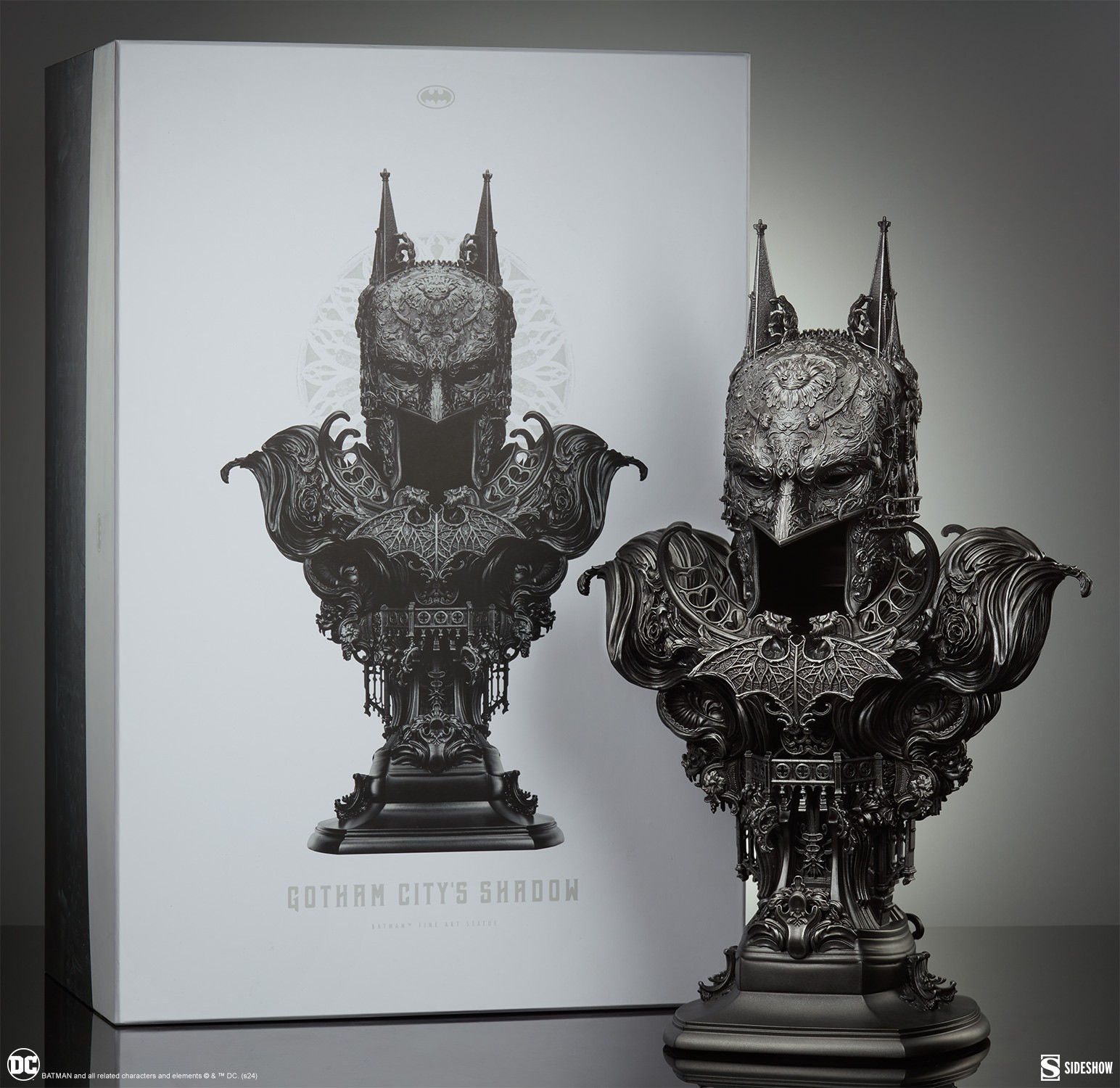 Gotham City's Shadow: Batman™ Fine Art Statue by Sideshow Collectibles ...