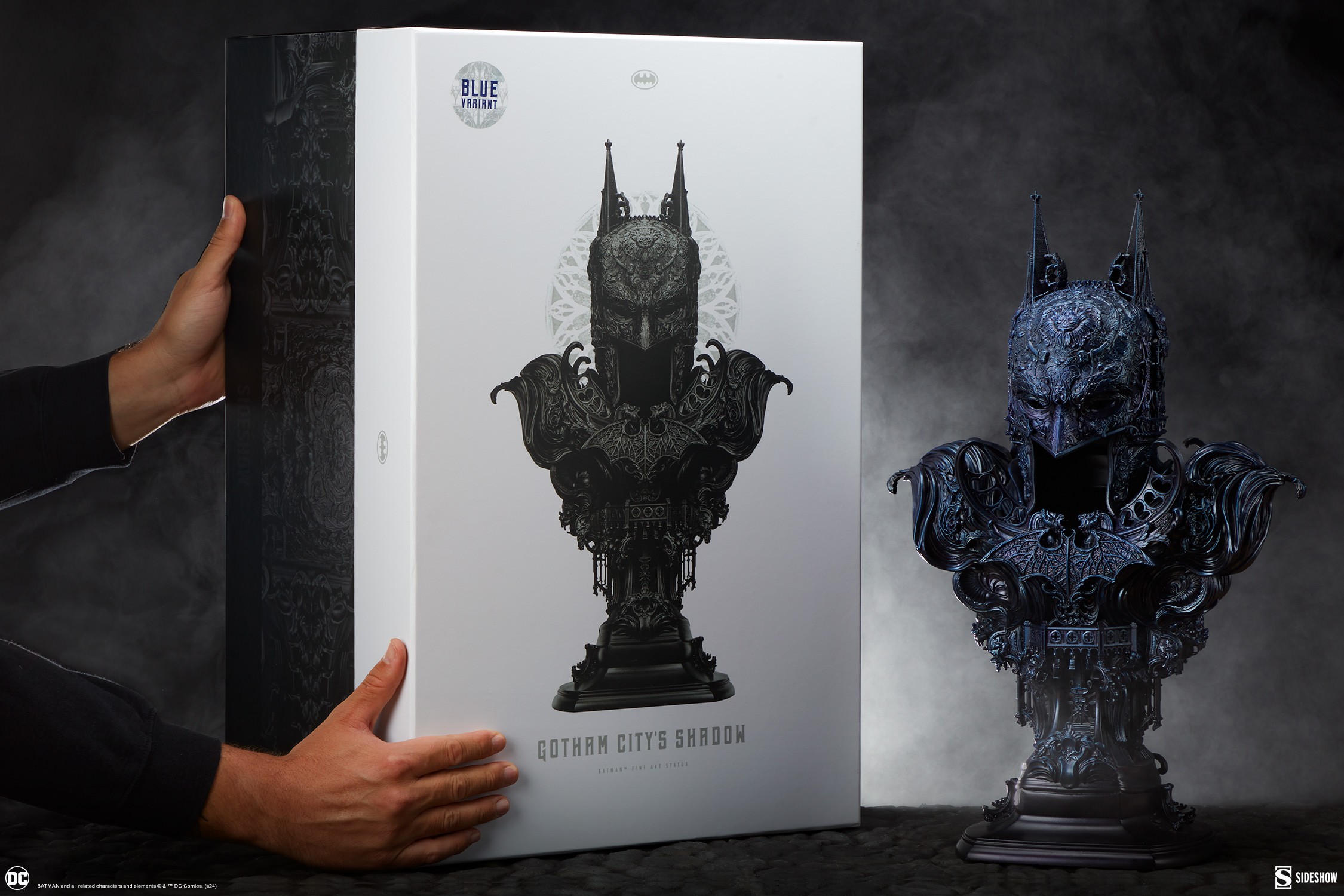 Gotham City's Shadow: Batman™ (Blue Variant )Fine Art Statue by ...