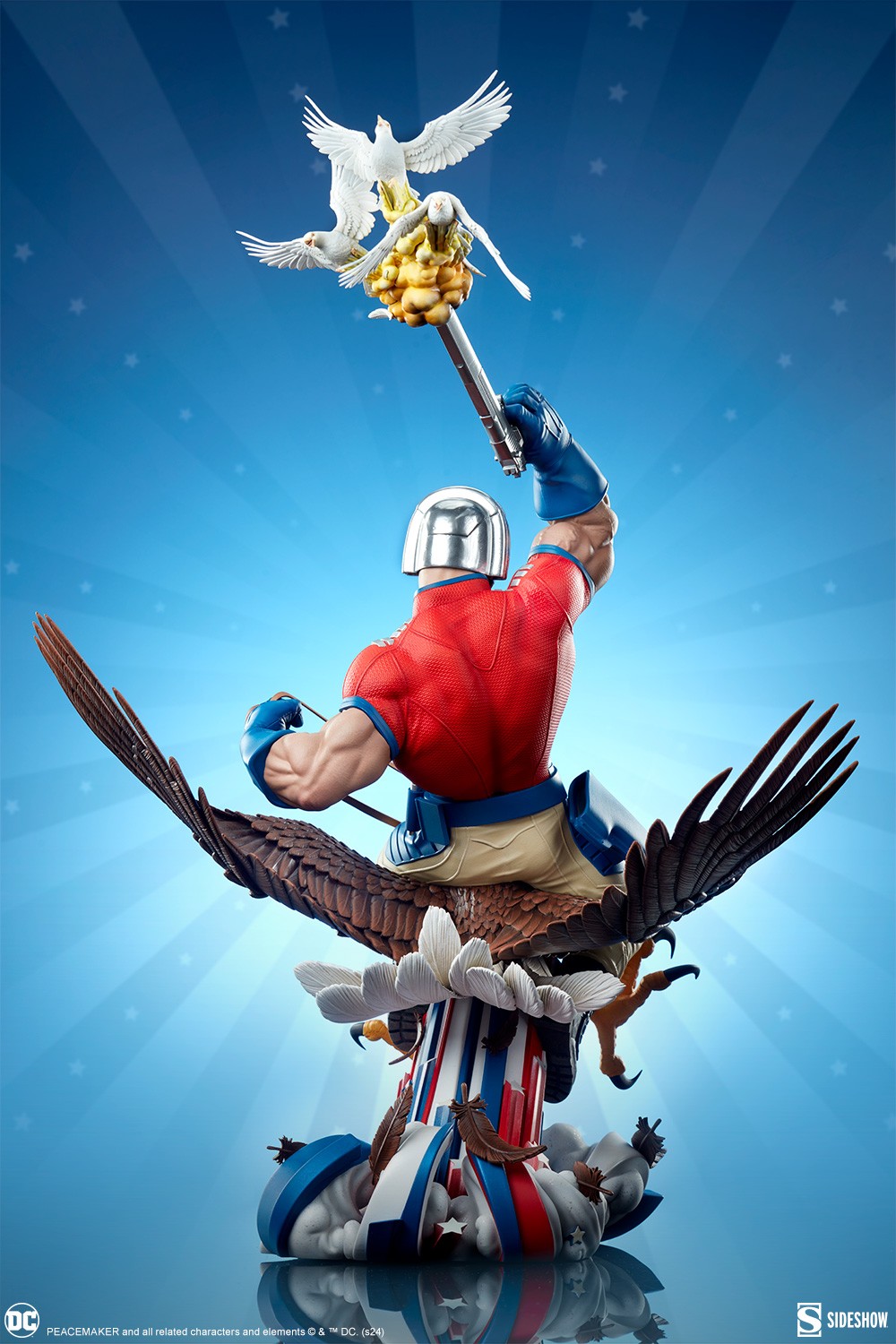 Peacemaker: Eat Peace... Statue by Sideshow Collectibles | Sideshow Collectibles