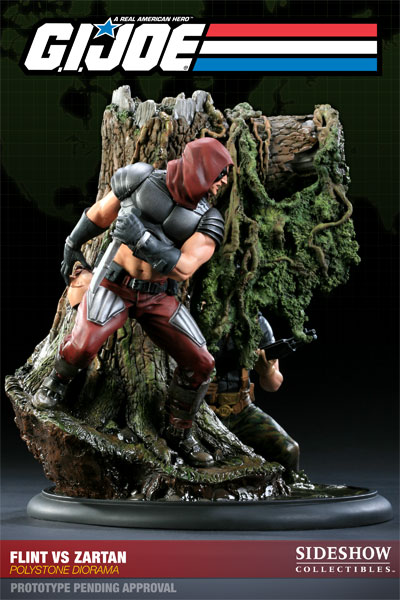 G.I. Joe Flint VS Zartan Diorama Polystone Diorama by Sidesh | Sideshow ...
