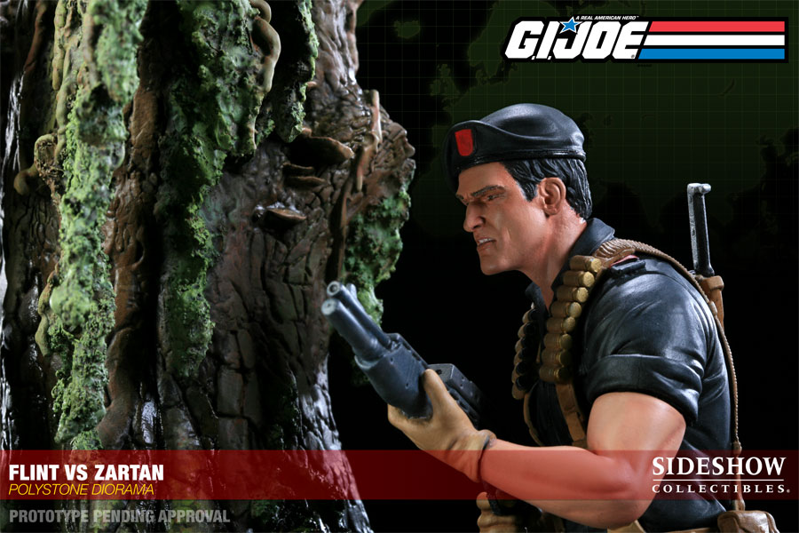 G.I. Joe Flint VS Zartan Diorama Polystone Diorama by Sidesh | Sideshow ...