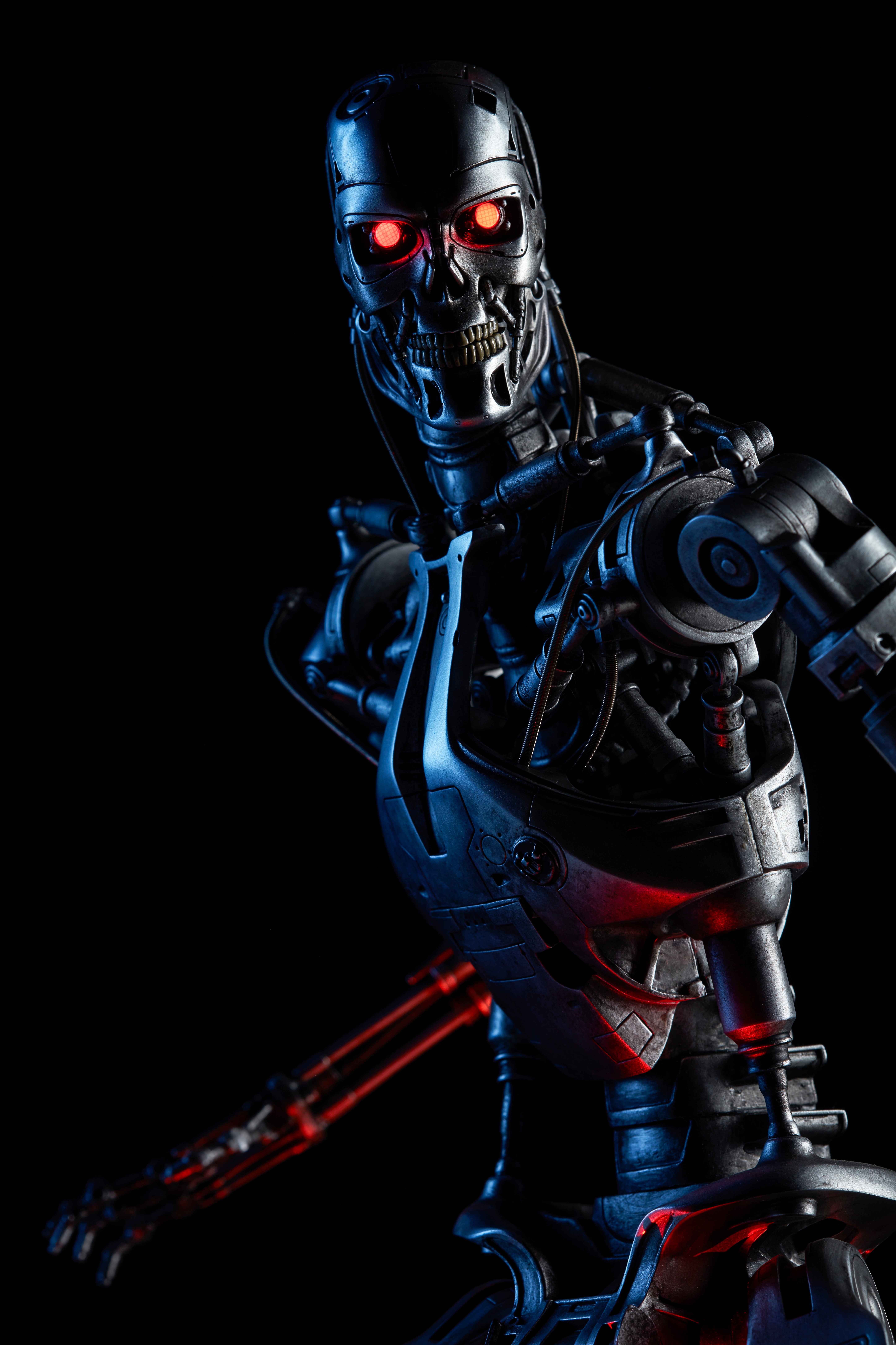 Terminator Terminator T-800 Endoskeleton Maquette by Sidesho | Sideshow ...