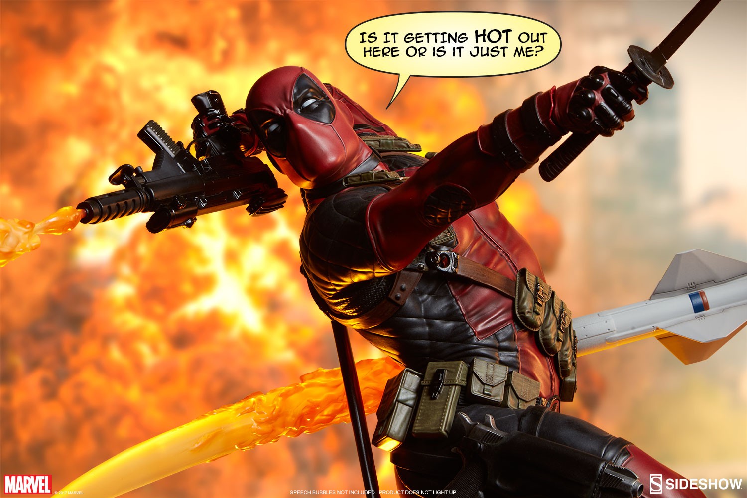 Marvel Deadpool Heat-Seeker Premium Format(TM) Figure by Sid | Sideshow ...