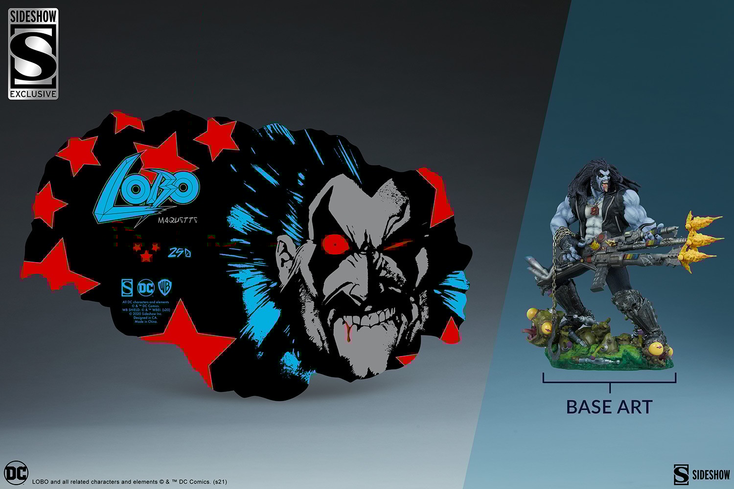 DC Comics Lobo Maquette by Sideshow Collectibles | Sideshow Collectibles