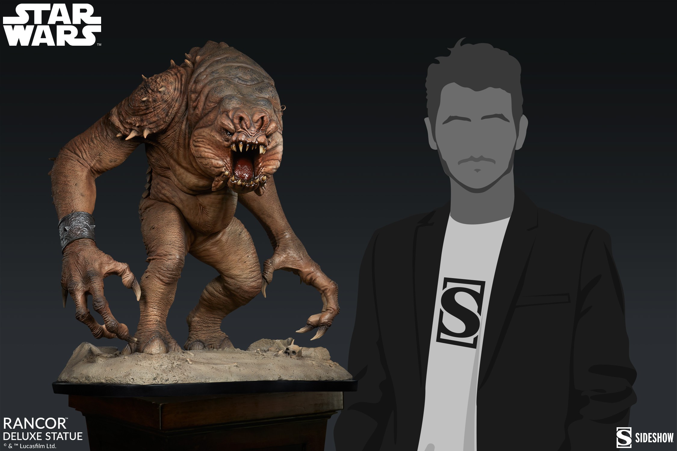 Rancor Deluxe Statue | Sideshow Collectibles