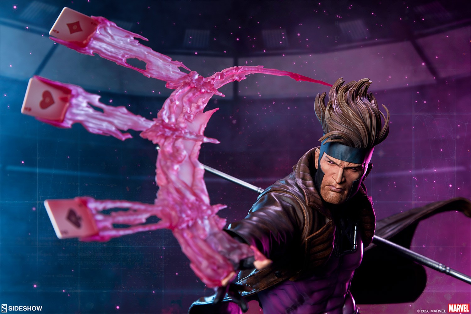 Marvel Gambit Maquette by Sideshow Collectibles | Sideshow Collectibles
