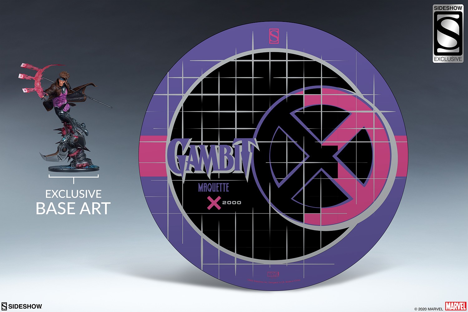 Marvel Gambit Maquette by Sideshow Collectibles | Sideshow Collectibles
